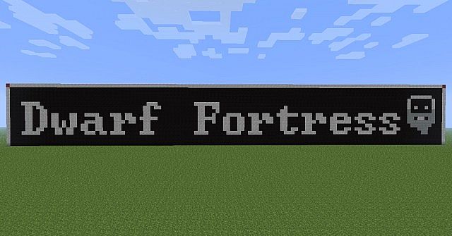 Dwarf Fortres - Logo Minecraft Map