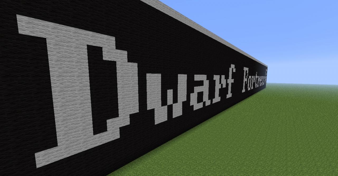 Dwarf Fortres - Logo Minecraft Map