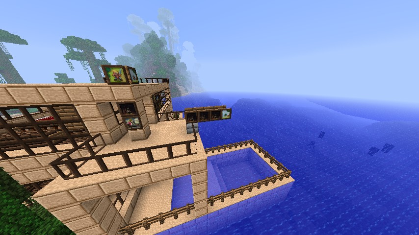 Luxury Waterfront Mansion Minecraft Map