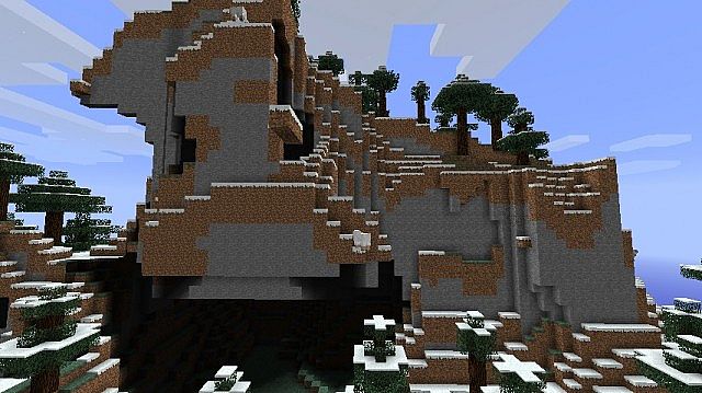 awesome snow biome Minecraft Map