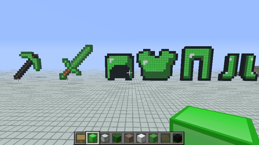 Pixel Art Minecraft Map