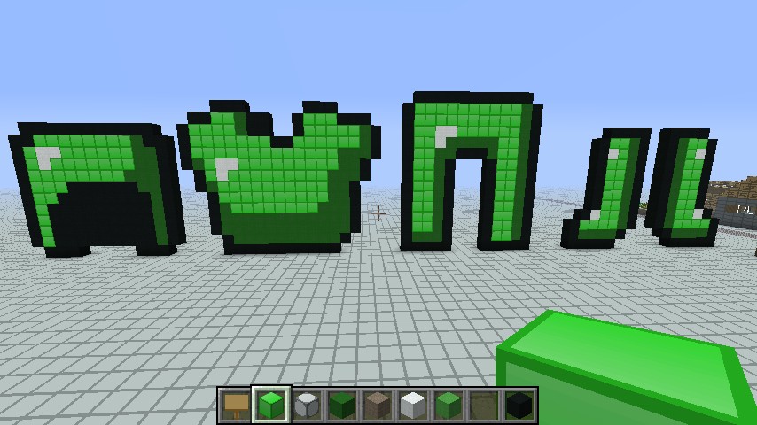 Pixel Art Minecraft Map