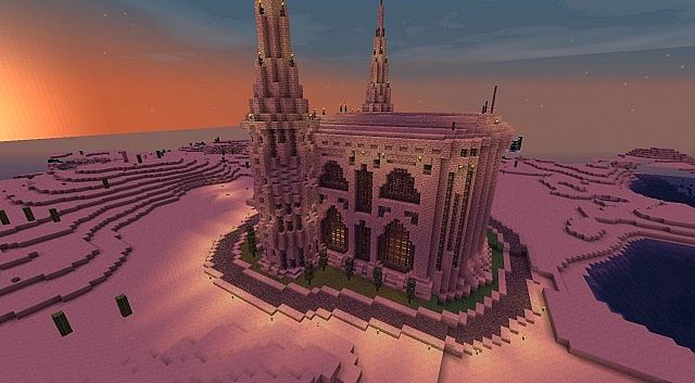 Minecraft Timelapse - Sand Castle Minecraft Map