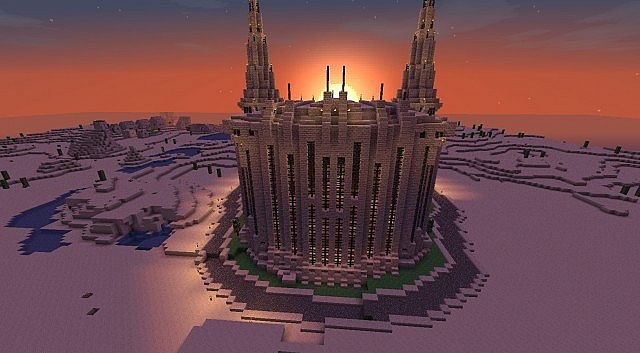 Minecraft Timelapse - Sand Castle Minecraft Project