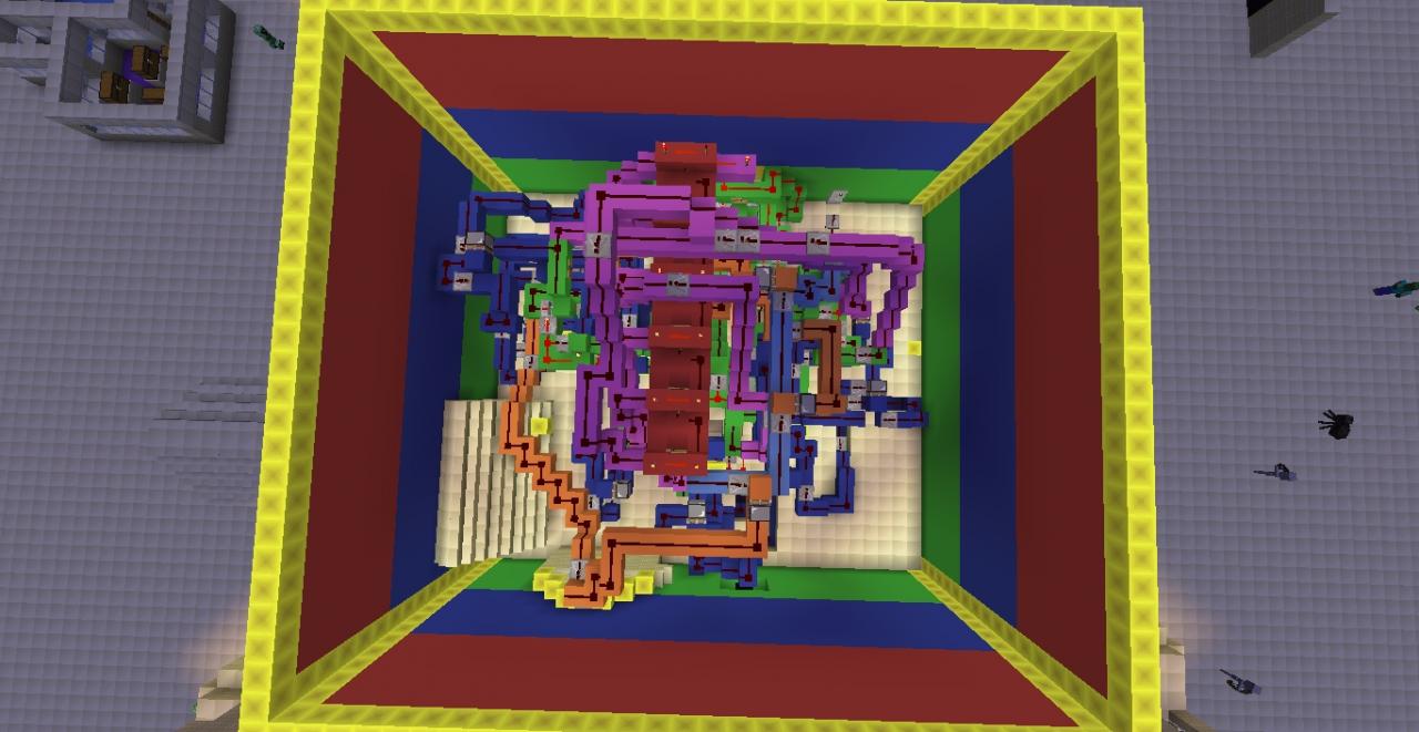 9-Digit Combo-Lock Minecraft Map