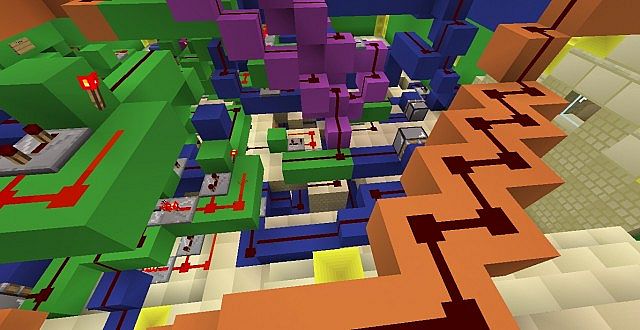 9-Digit Combo-Lock Minecraft Map