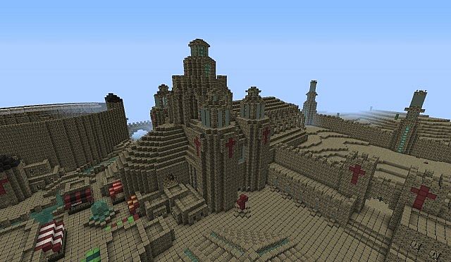 Desert Cathedral Minecraft Map