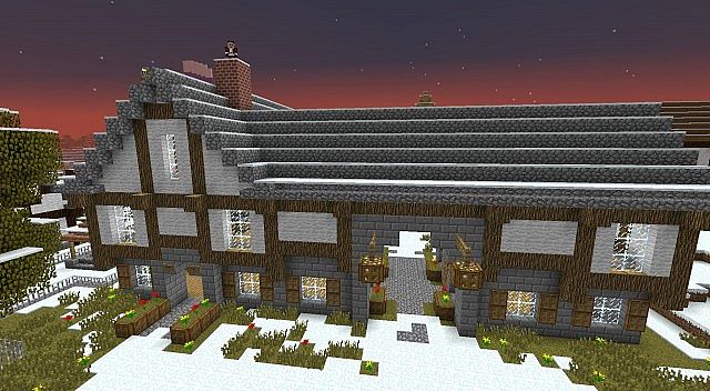 Winter spawn Minecraft Map