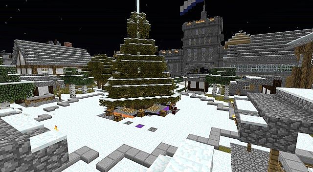 Winter spawn Minecraft Map