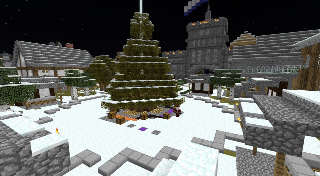 Winter spawn Minecraft Map