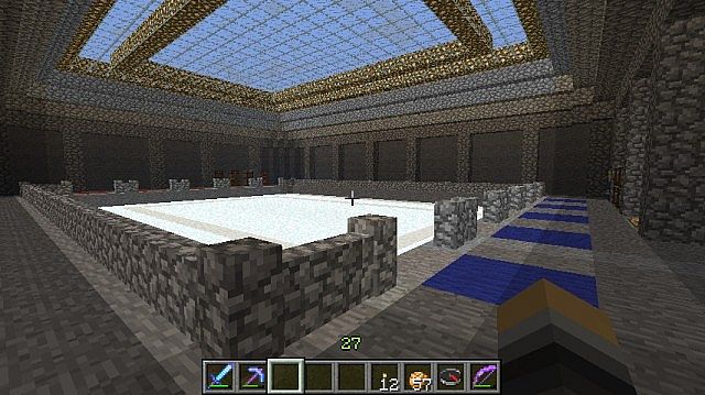 Basic Spleef Arena (3 Levels) Minecraft Map