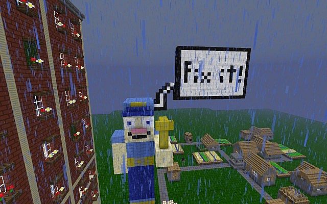 Wreck it ralph (Disney movie) Minecraft Map