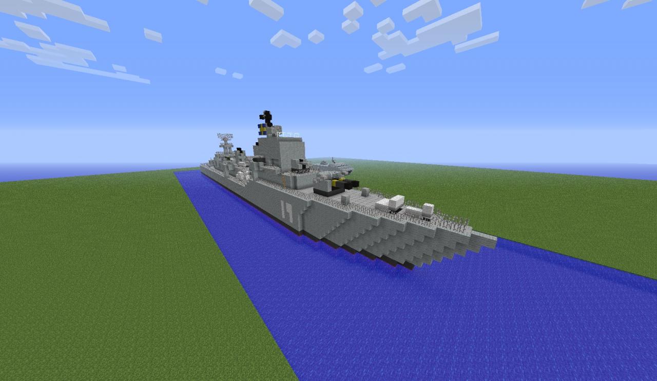 HMS Småland J19 Minecraft Map