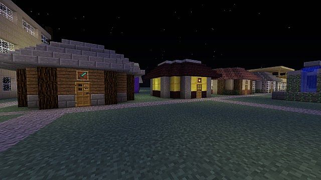 Superflat Village Minecraft Map