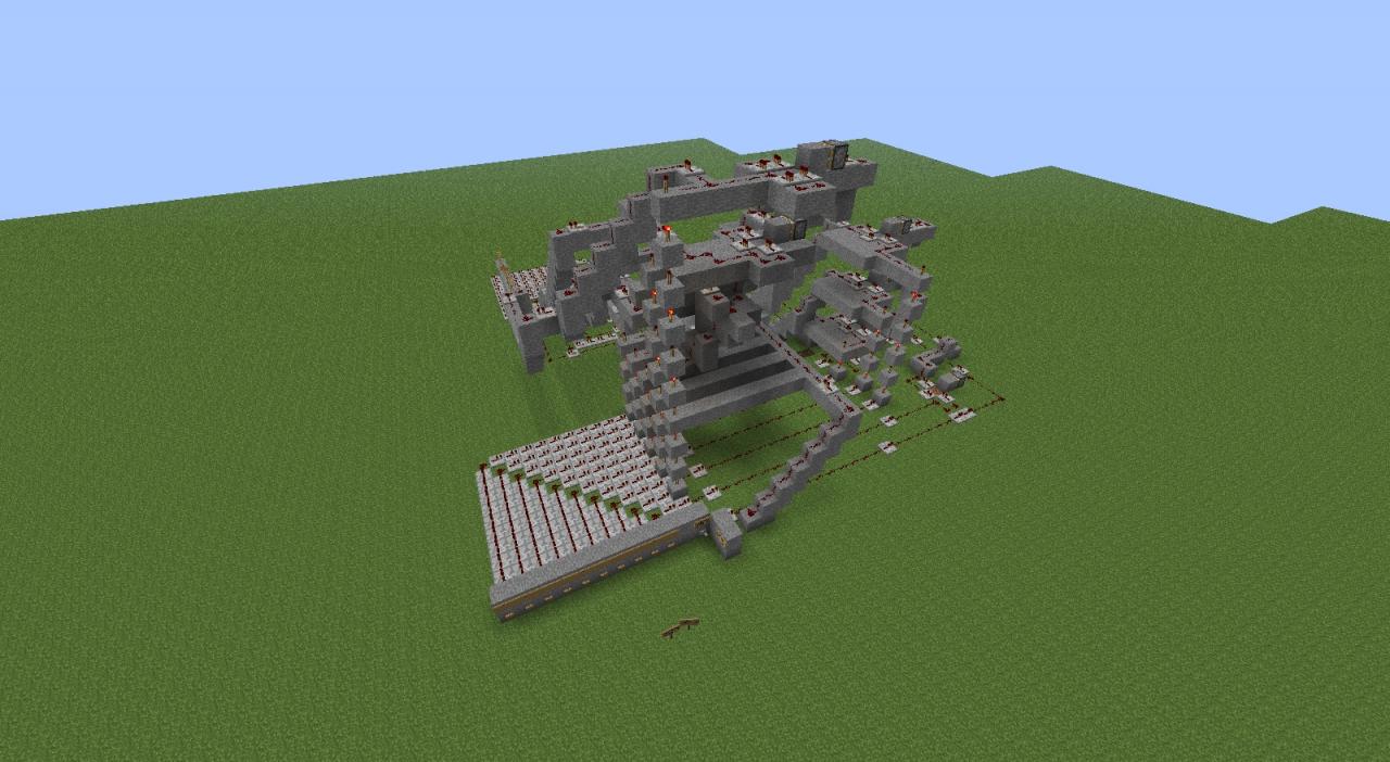 four digit code lock Minecraft Map