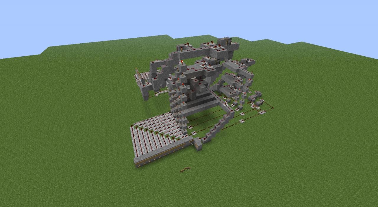 four digit code lock Minecraft Map