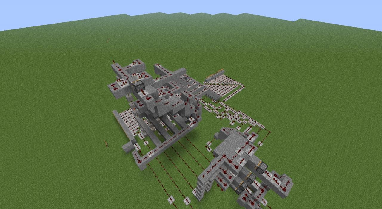 four digit code lock Minecraft Map