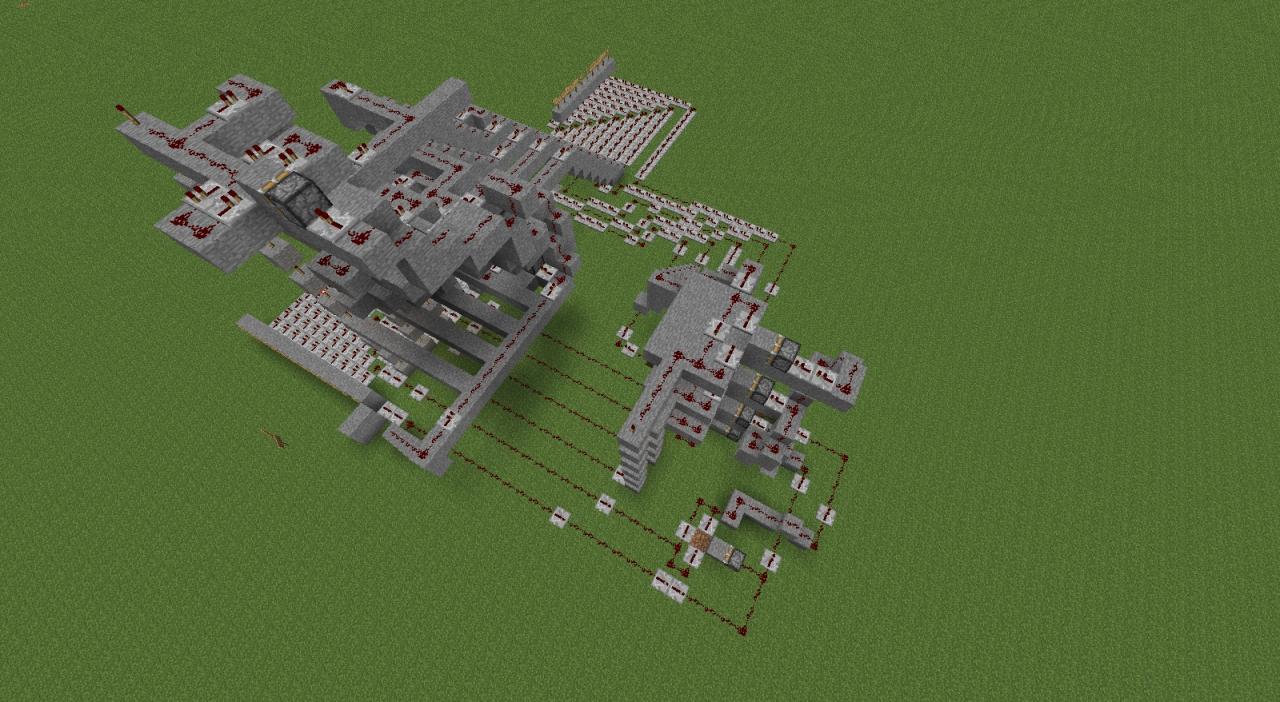 four digit code lock Minecraft Map