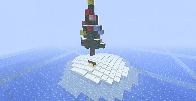 Snowy Island Minecraft Map