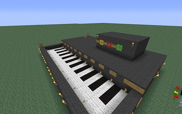Piano Board v1 Minecraft Map