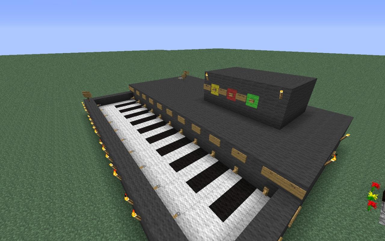 Piano Board v1 Minecraft Map