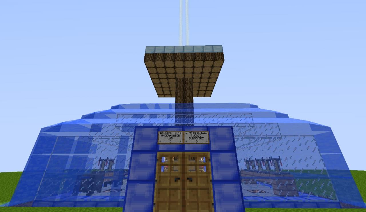 Under-water tree lab. + beacon by bobi_111:) Minecraft Map