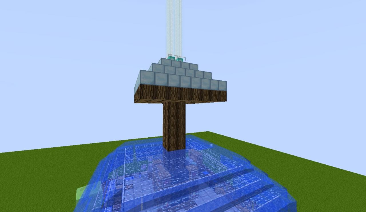 Under-water tree lab. + beacon by bobi_111:) Minecraft Map