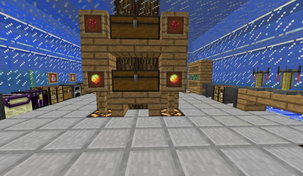 Under-water tree lab. + beacon by bobi_111:) Minecraft Map