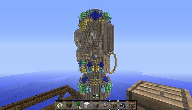 tiki statue Minecraft Map