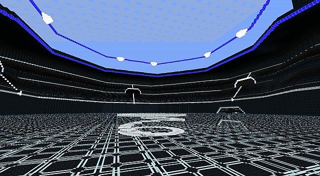 Tron Light Cycle Arena Minecraft Map