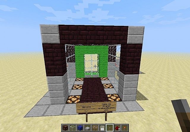automatic door Minecraft Map