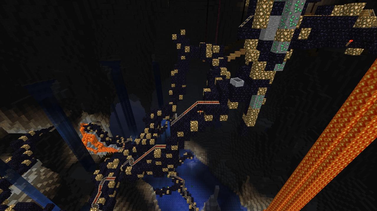 ObbyDwarf Cave(for contest) Minecraft Map