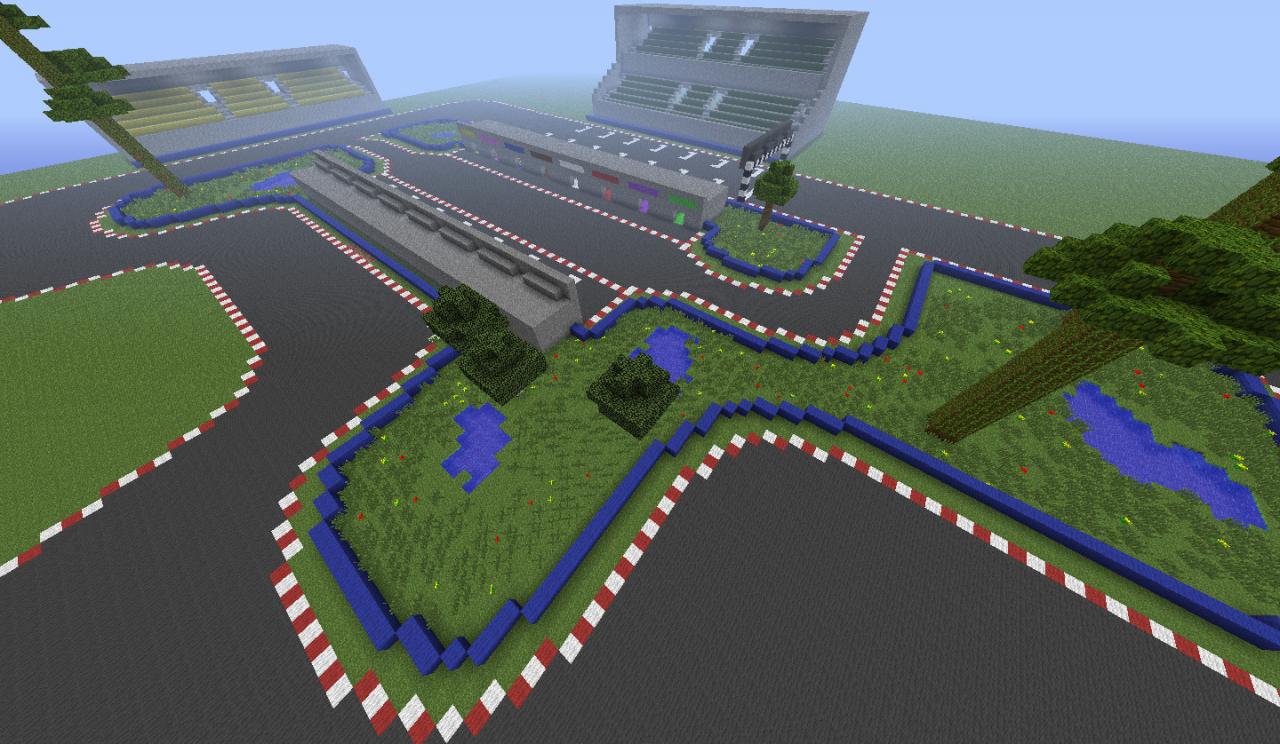 Small Project: Formula 1 Track+download Minecraft Map