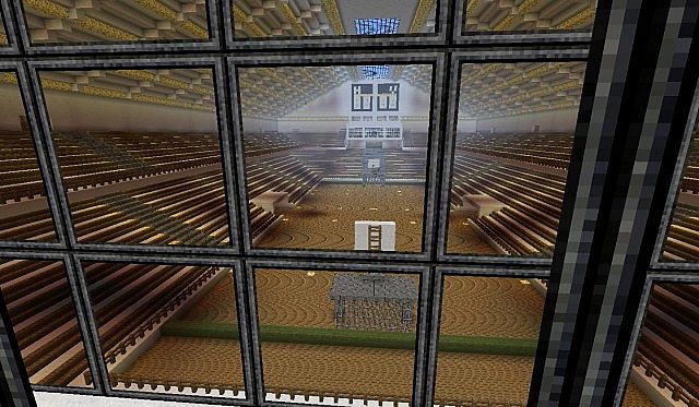 A sports hall with gym Minecraft Map