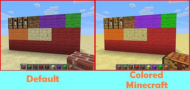Colored Minecraft 1.4.5 Minecraft Texture Pack