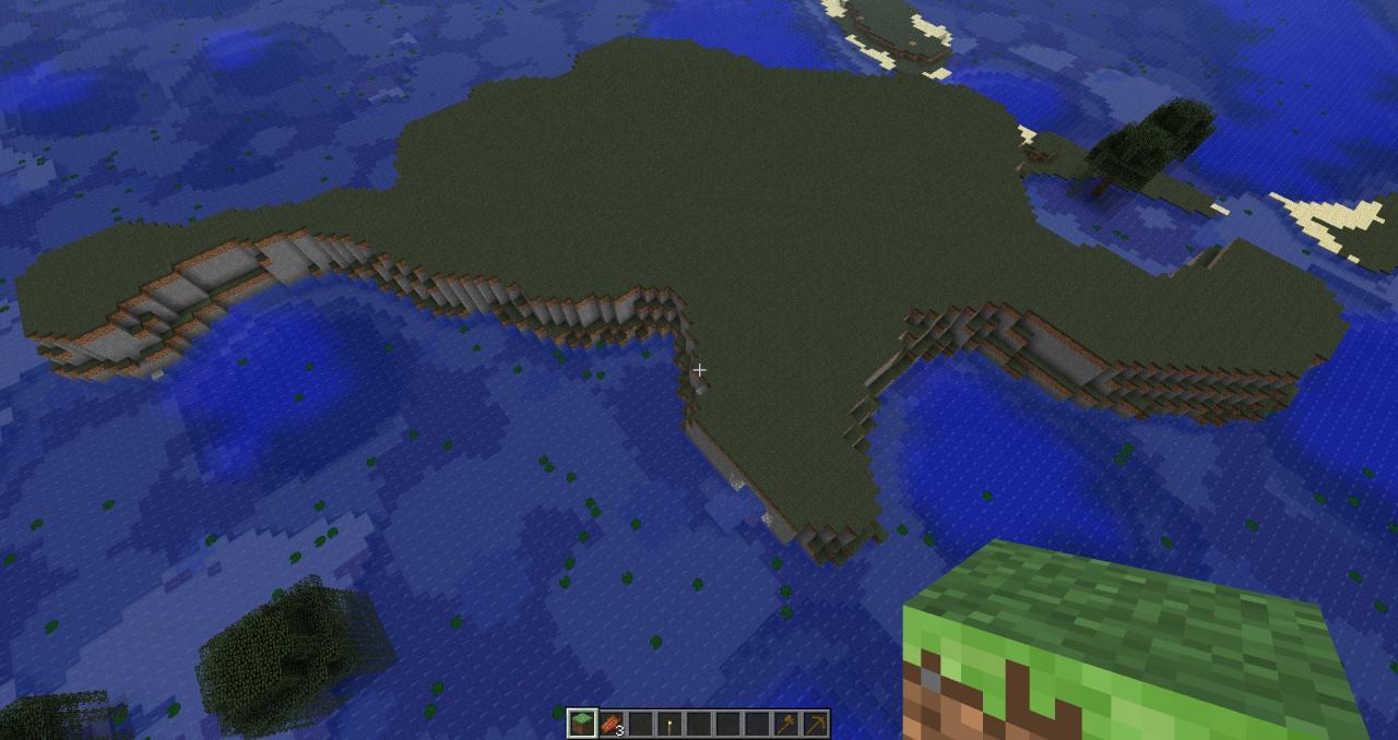 Small Island with Tunnels Minecraft Map