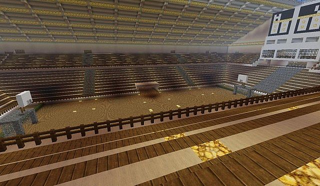 A sports hall with gym Minecraft Map