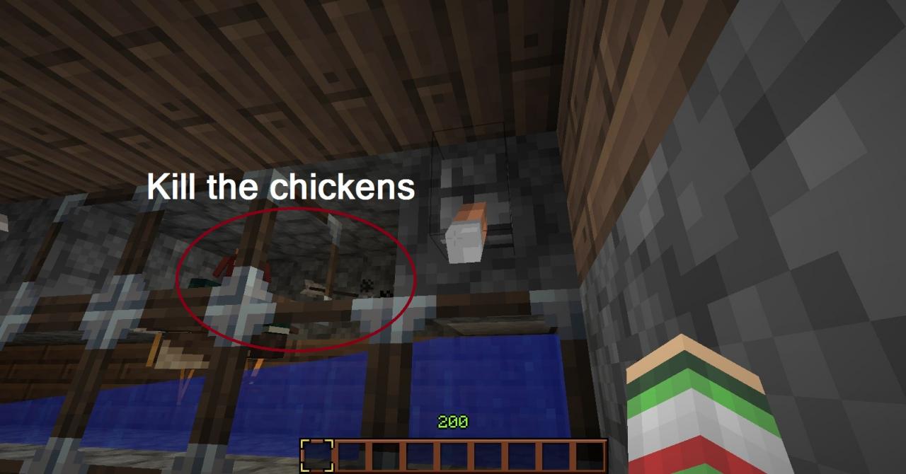 Chicken/Eggs Factory Minecraft Map