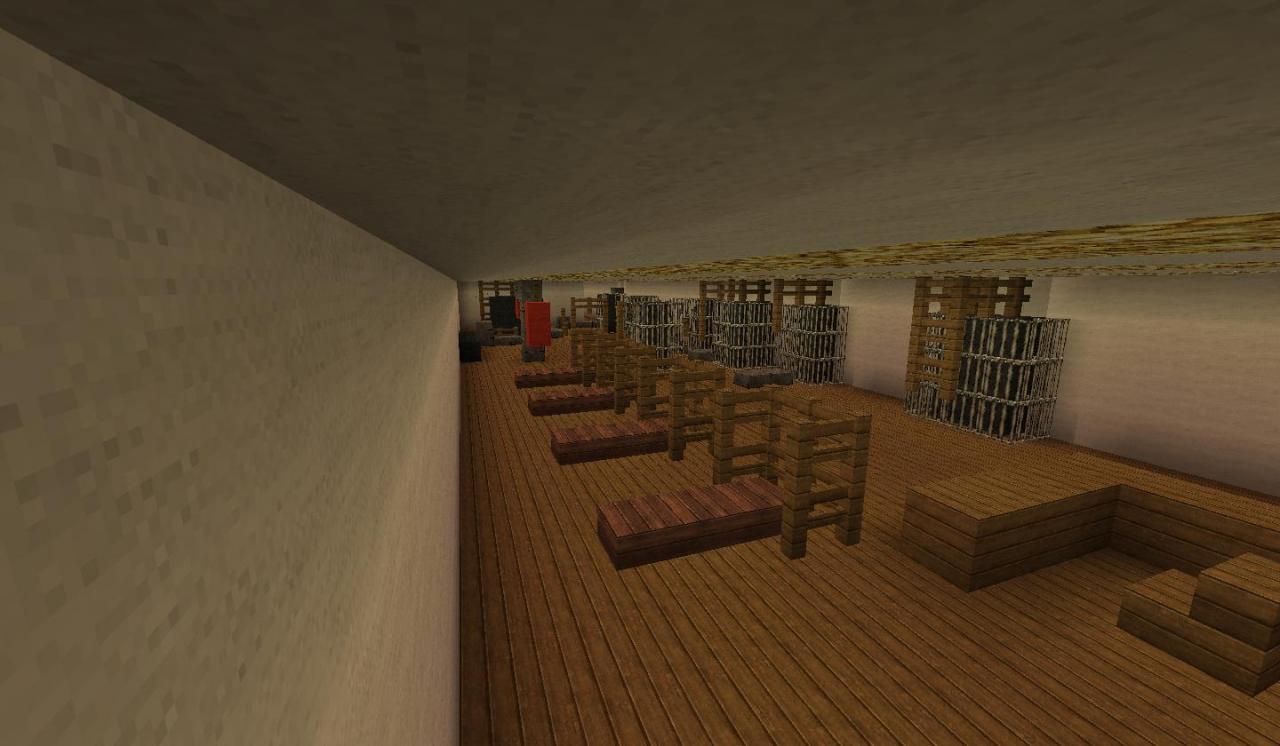 A sports hall with gym Minecraft Map