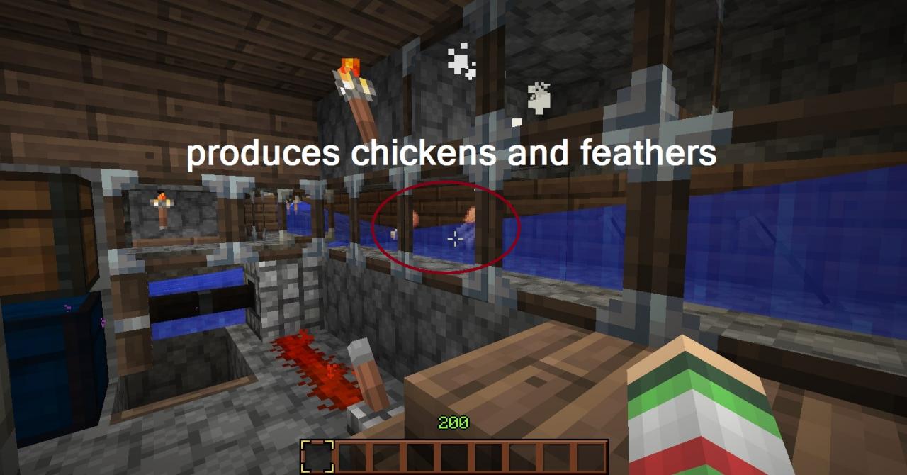 Chicken/Eggs Factory Minecraft Map