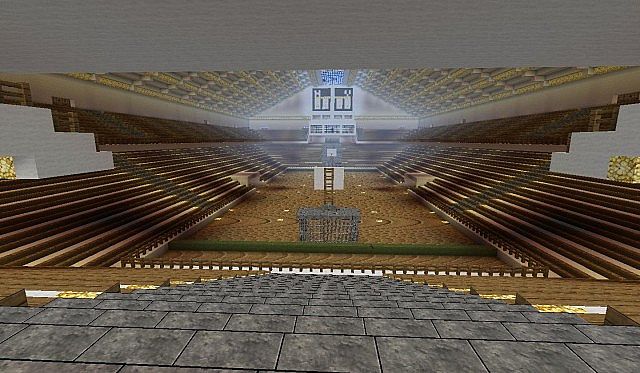 A sports hall with gym Minecraft Map