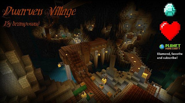 Dwarven Village [Caved in project Contest] Minecraft Map