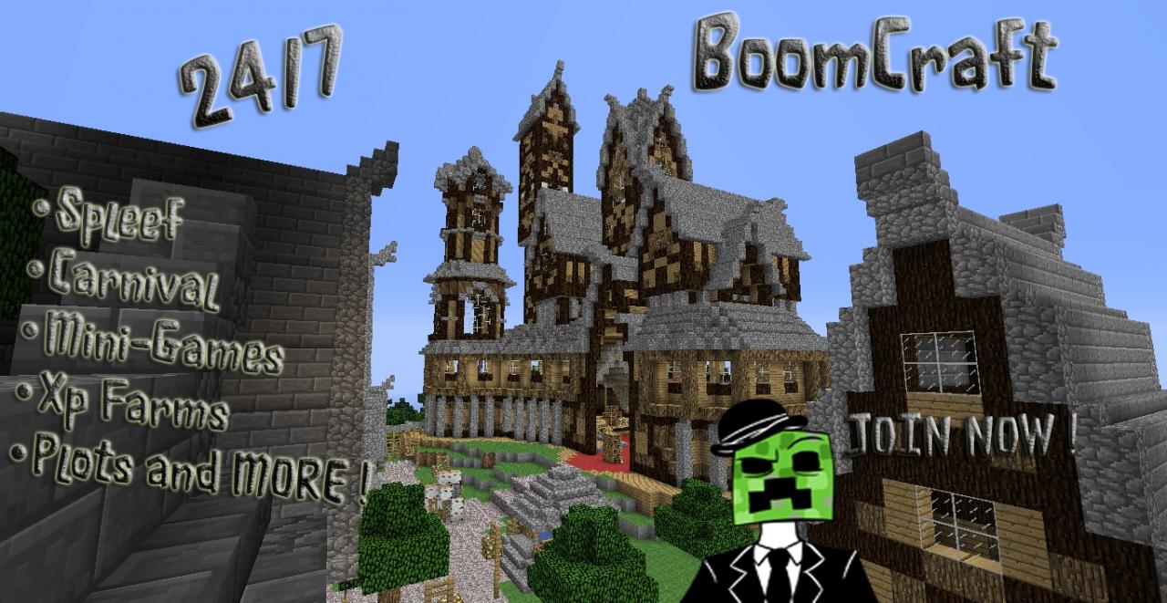 BoomCraft ★ Free To Play • No Whitelist • Official Server • Mini-Games ...