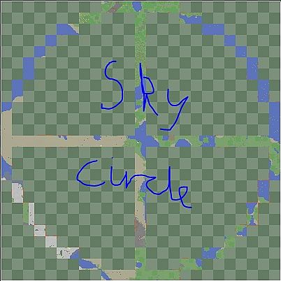 sky circle survival Minecraft Map