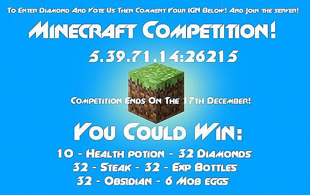 Server Competition! Minecraft Map