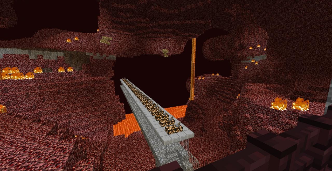 Cool Nether World Minecraft Map
