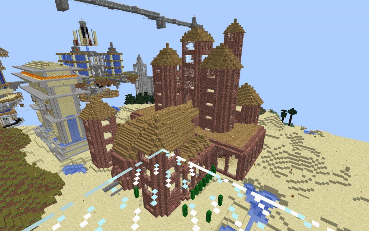 Red Brick Castle Minecraft Map