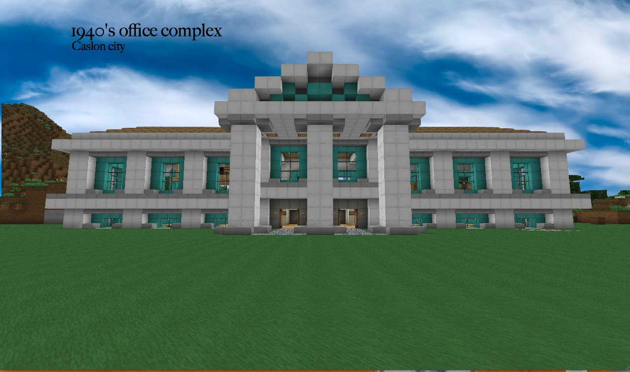 1940's Office complex +Download! Minecraft Map