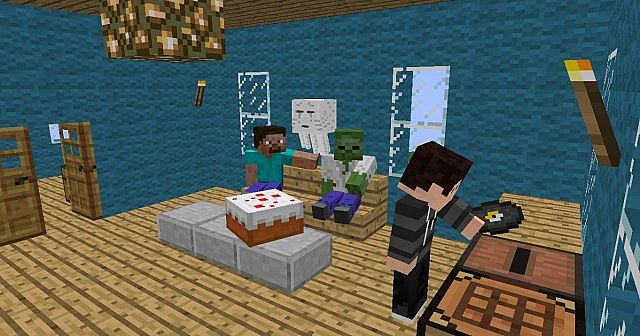 "Happy Bithday Dave" Minecraft Animation Picture
