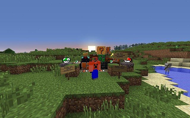 Super mario Minecraft Texture Pack